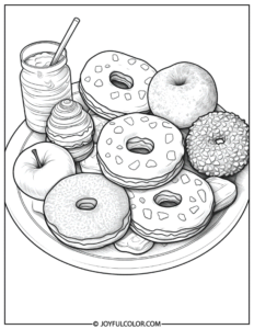 Food Coloring Pages for All Ages - FREE Printable & Download