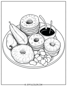 Food Coloring Pages for All Ages - FREE Printable & Download