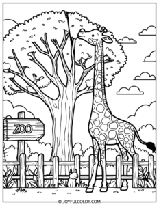 20 FREE Printable Zoo Animal Coloring Pages - Download & Enjoy!