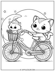 20+ Printable Bicycle Coloring Pages Free PDF Download!