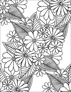 Bloom Floral Coloring Pages - Easy To Print & FREE Download!