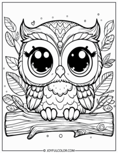 20 Free Printable Owl Coloring Pages for All Ages