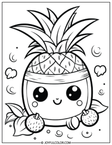 Kawaii Summer Coloring Pages - Easy To Print & FREE Download!