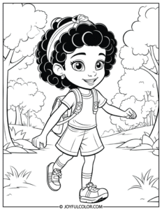 African Little Girls Coloring Pages – Easy To Print & FREE Download!