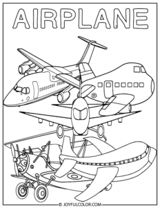 20 Airplane Coloring Pages (Free PDF Printable)