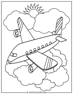 20 Airplane Coloring Pages (Free PDF Printable)