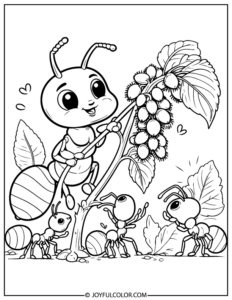 Printable Ant Coloring Pages for Kids & Adults [FREE DOWNLOAD]