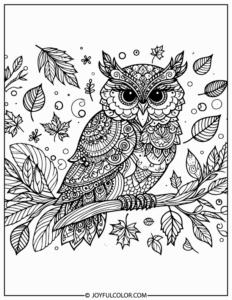 20 Free Printable Owl Coloring Pages for All Ages