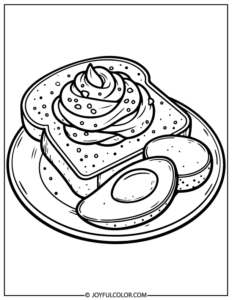 20 Printable Avocado Coloring Pages - FREE Download