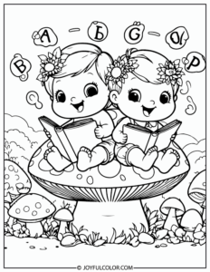 16 FREE Unique Printable Reading Coloring Pages for All Ages