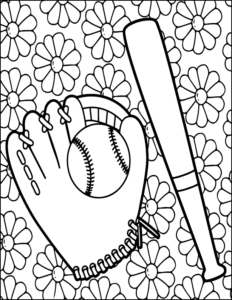 Baseball Coloring Pages - FREE to Print and Download!