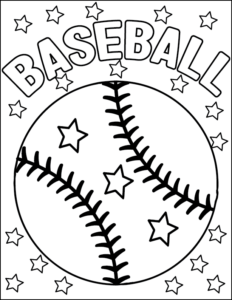 Baseball Coloring Pages - FREE to Print and Download!