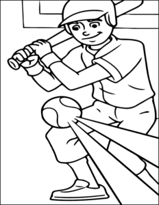 Baseball Coloring Pages - FREE to Print and Download!