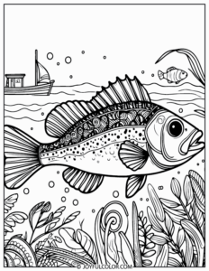20 Fish Coloring Pages You'll Love - FREE & Printable
