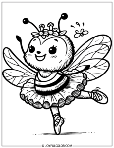 20 Bee Coloring Pages Free Printable for Kids and Adults