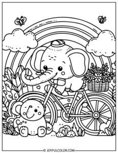 20+ Printable Bicycle Coloring Pages Free PDF Download!