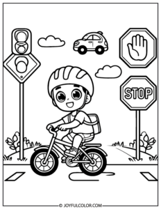 20+ Printable Bicycle Coloring Pages Free PDF Download!