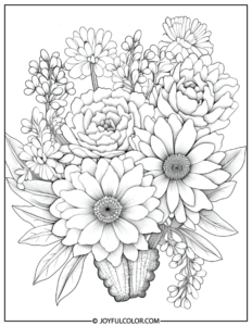 FREE Printable Floral Cactus Coloring Pages for All Ages!