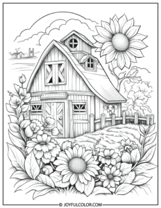 Country Farm Coloring Pages: Easy To Print & FREE Download!