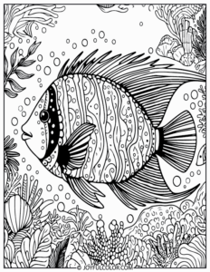 20 Fish Coloring Pages You'll Love - FREE & Printable