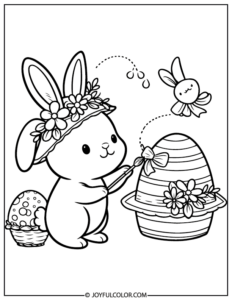 20 FREE Printable Easter Bunny Coloring Pages for Kids & Adults