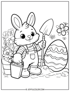 20 FREE Printable Easter Bunny Coloring Pages for Kids & Adults