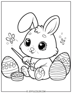 20 FREE Printable Easter Bunny Coloring Pages for Kids & Adults