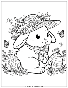 20 FREE Printable Easter Bunny Coloring Pages for Kids & Adults