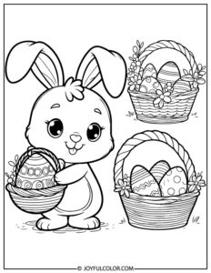 20 FREE Printable Easter Bunny Coloring Pages for Kids & Adults