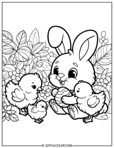 20 FREE Printable Easter Bunny Coloring Pages for Kids & Adults