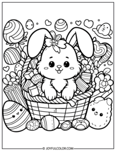 20 FREE Printable Easter Bunny Coloring Pages for Kids & Adults