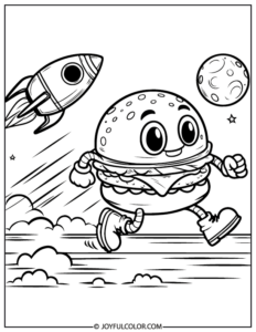Printable Burger Coloring Pages For All Ages [FREE Download]
