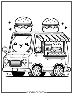 Printable Burger Coloring Pages For All Ages [FREE Download]