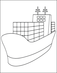 Printable Ship Coloring Pages - FREE Download