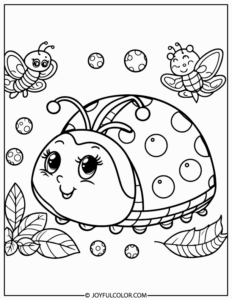 20 Printable Ladybug Coloring Pages for FREE Download
