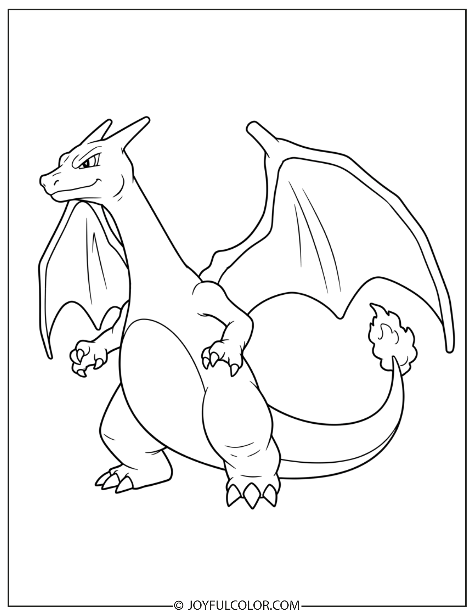 Charizard Coloring Pages – FREE Printable Pokémon Coloring Sheets!