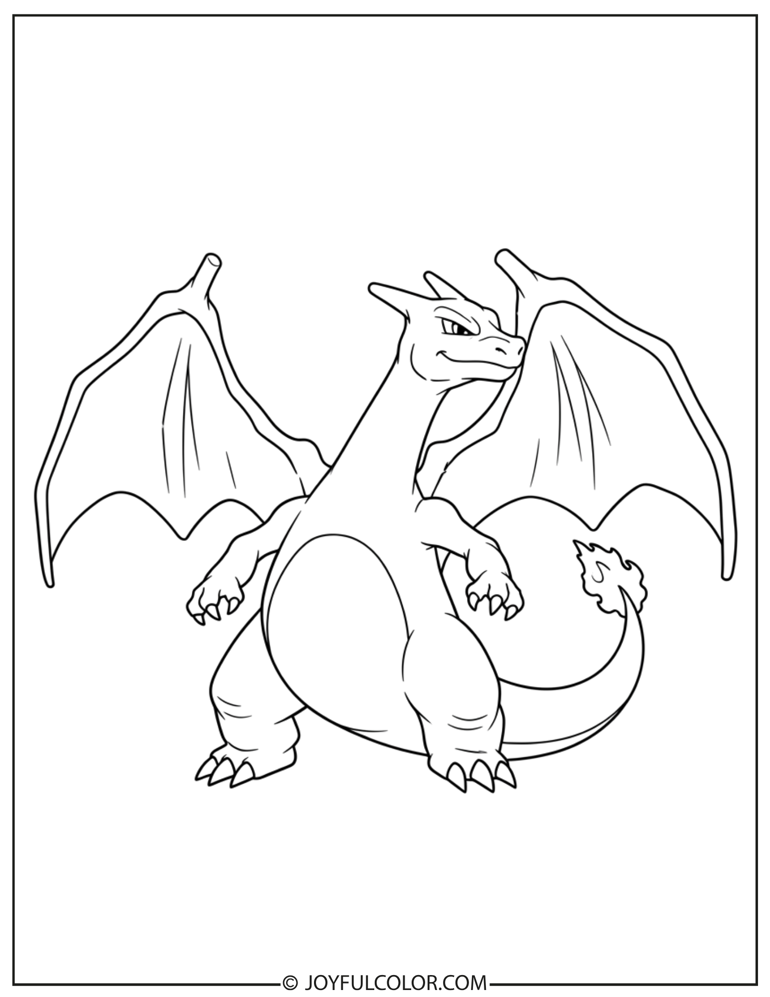 Charizard Coloring Pages – FREE Printable Pokémon Coloring Sheets!