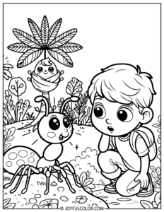 Printable Ant Coloring Pages for Kids & Adults [FREE DOWNLOAD]