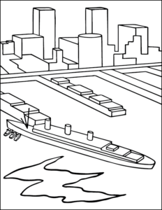 Printable Ship Coloring Pages - FREE Download