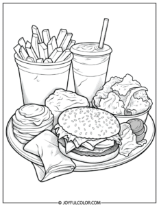 Food Coloring Pages for All Ages - FREE Printable & Download