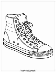 24 Free Printable Sneaker Coloring Pages For All Ages