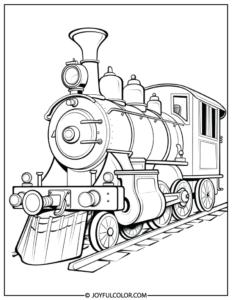 Top 24 FREE Printable Train Coloring Pages for Kids