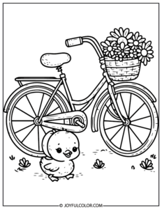 20+ Printable Bicycle Coloring Pages Free PDF Download!