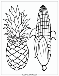 Fruit Coloring Pages Printable for Free Download