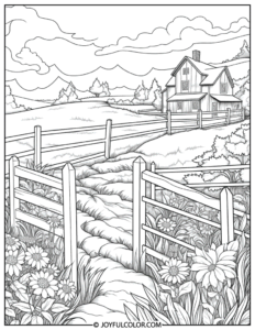 Country Farm Coloring Pages: Easy To Print & FREE Download!