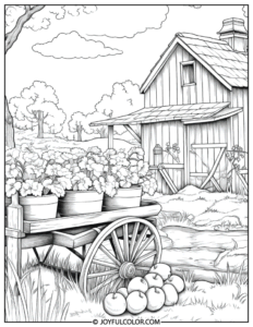 20 Printable Country Life Coloring Pages - FREE Download!