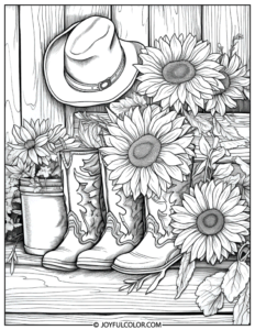 20 Printable Country Life Coloring Pages - FREE Download!
