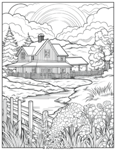 Country Farm Coloring Pages: Easy To Print & FREE Download!