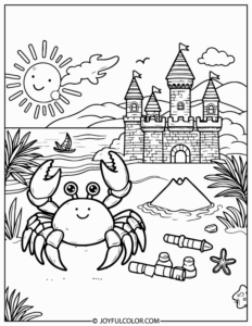 FREE Printable Beach Coloring Pages for All Ages!