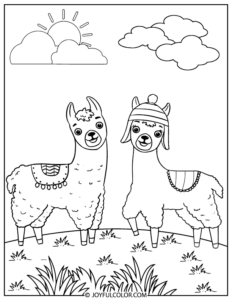 20 FREE Printable Alpaca Coloring Pages – Download & Enjoy!